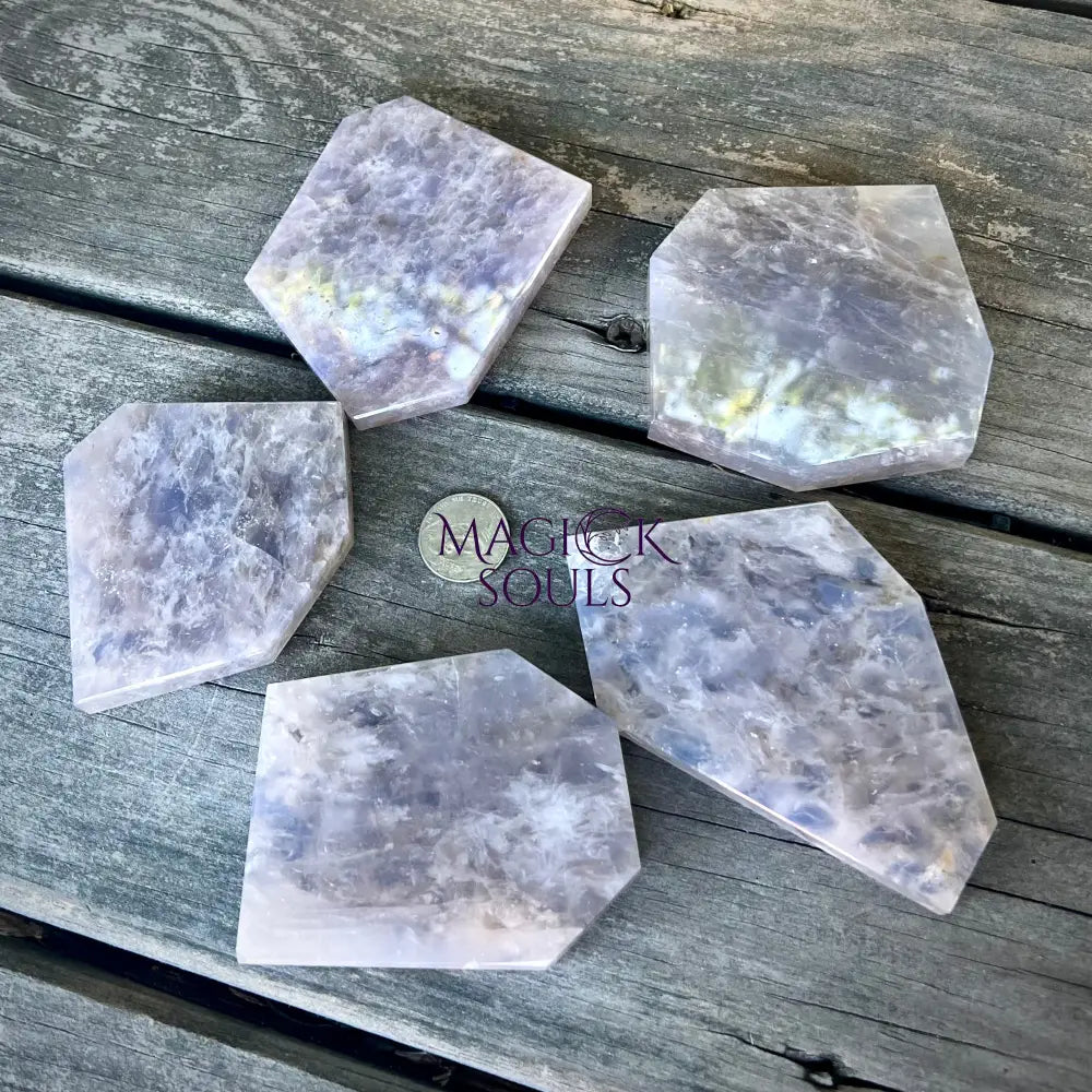 Blue Rose Quartz Polished Slab – Magick Souls